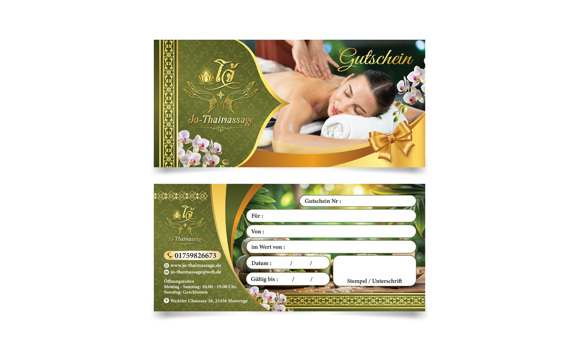 Gutschein – Jo-Thaimassage